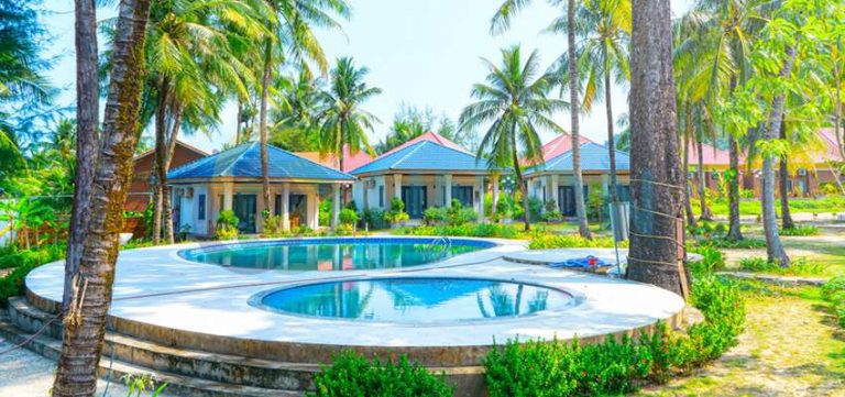 Mẫu thiết kế bể bơi resort đẳng cấp - hiện đại | Tư vấn miễn phí
